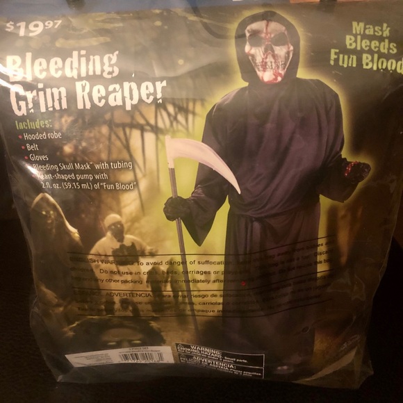 Costumes | Bleeding Grim Reaper Costume | Poshmark